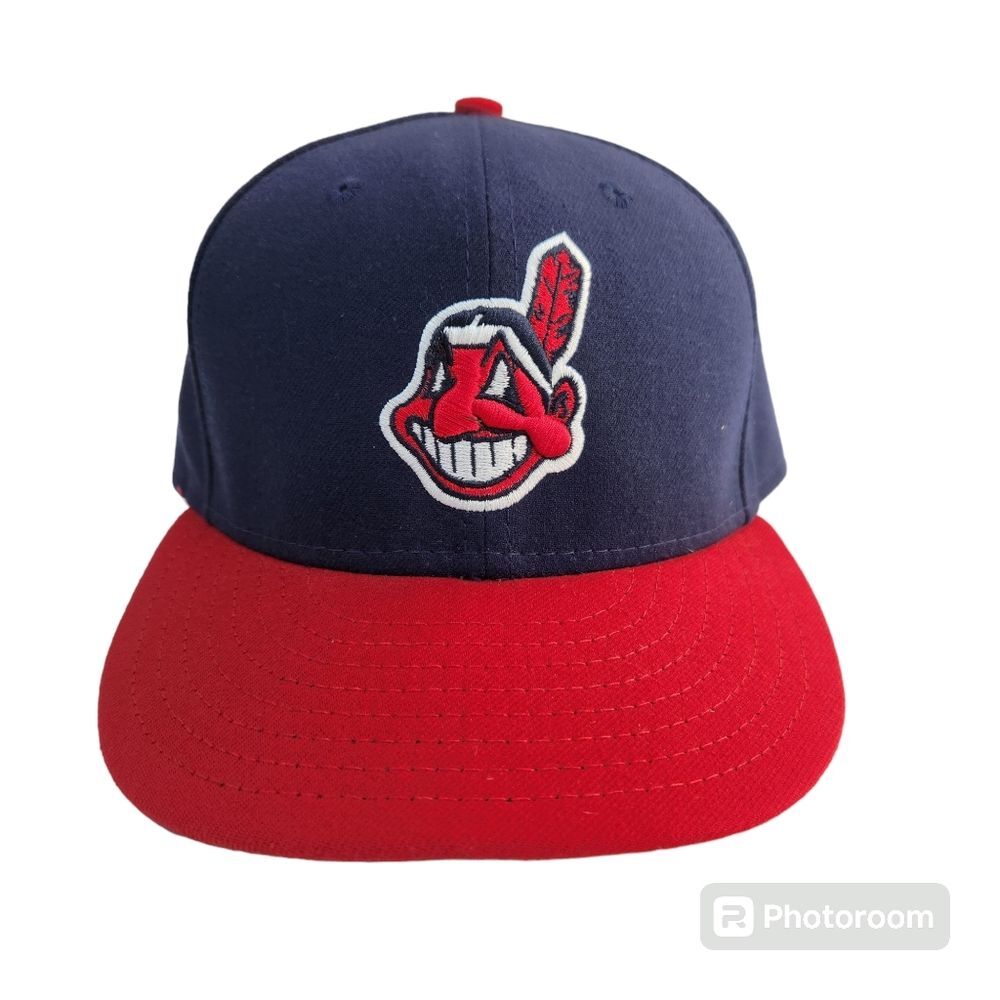 New Era 59FIFTY Cleveland Indians Official MLB On-Fie… - Gem